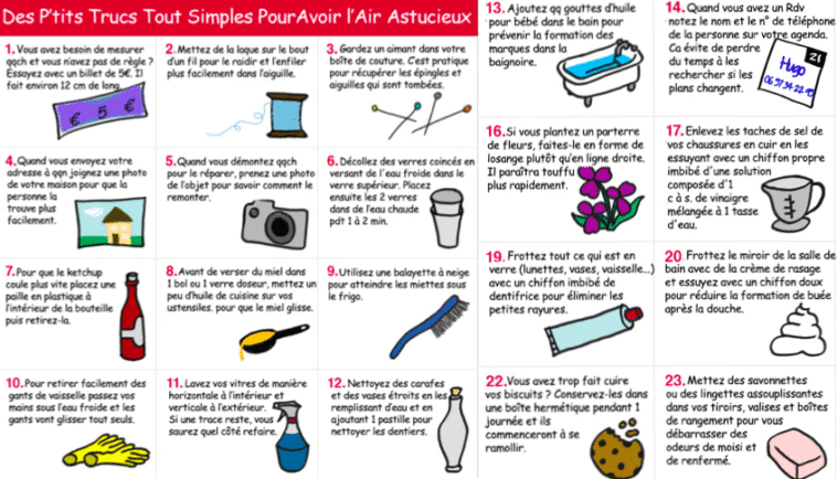 30 astuces toutes simples pour faciliter son quotidien