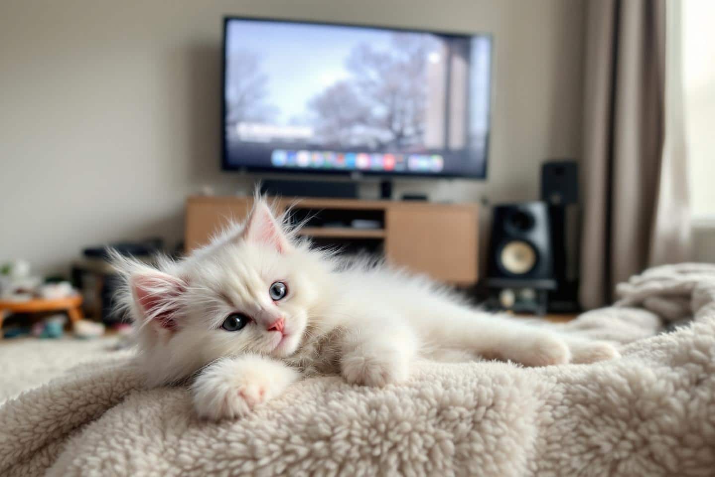 Télé allumée ou pas ? Nos astuces pour occuper un chat seul à la maison ...