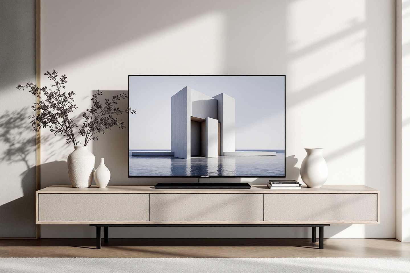 Cette télé design repérée dans tous les salons d’architectes intrigue ...
