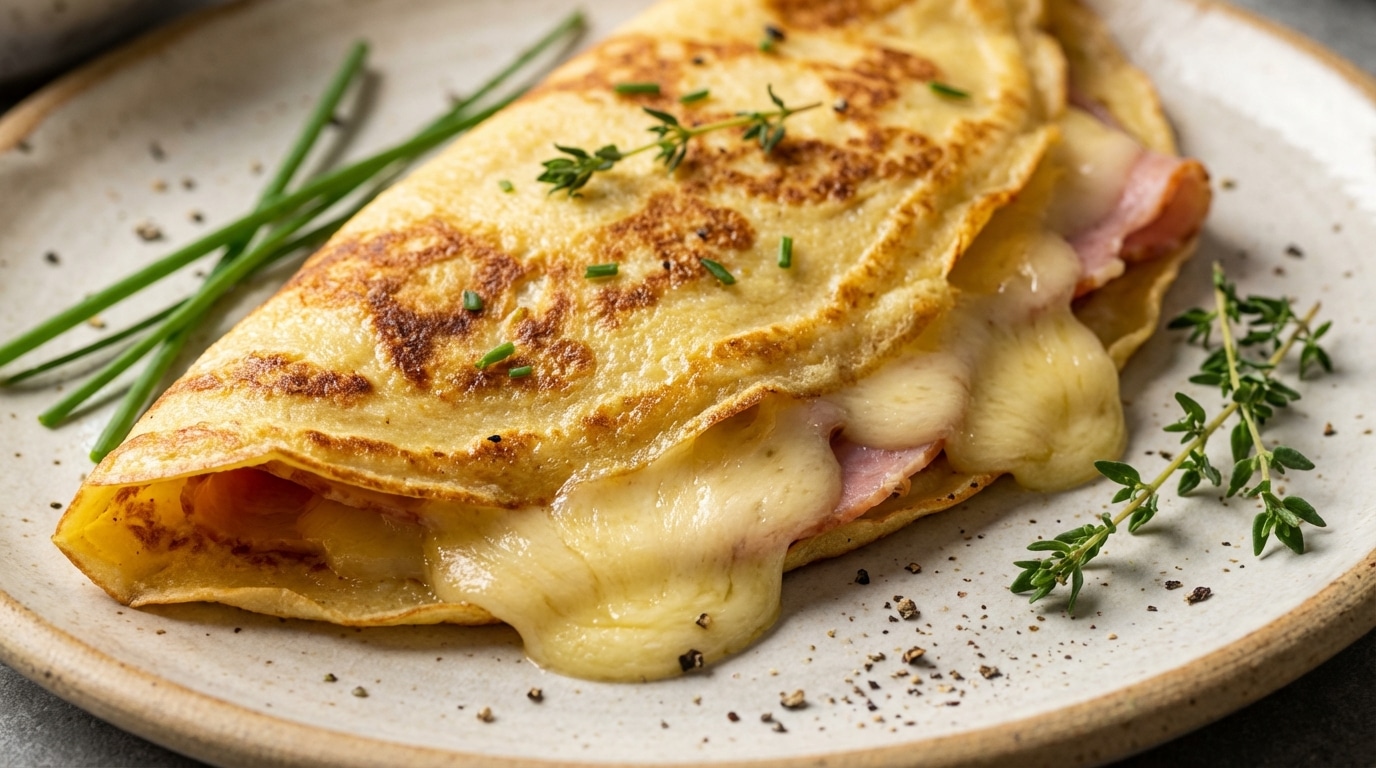 « Un petit goût d'enfance » : la crêpe jambon-fromage fondante de ...