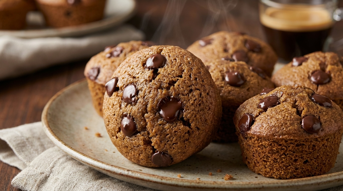 La magie du café rencontre les pépites de chocolat dans ces moelleux ...