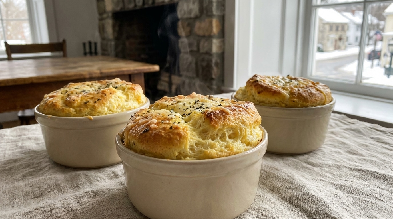 « 4 ingrédients et 12 minutes au four » : ces soufflés au chèvre ...