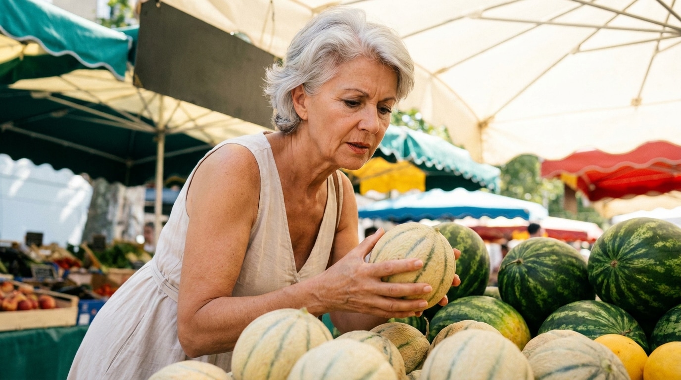 J'ai tapoté ma pastèque au marché comme tout le monde : en la coupant ...